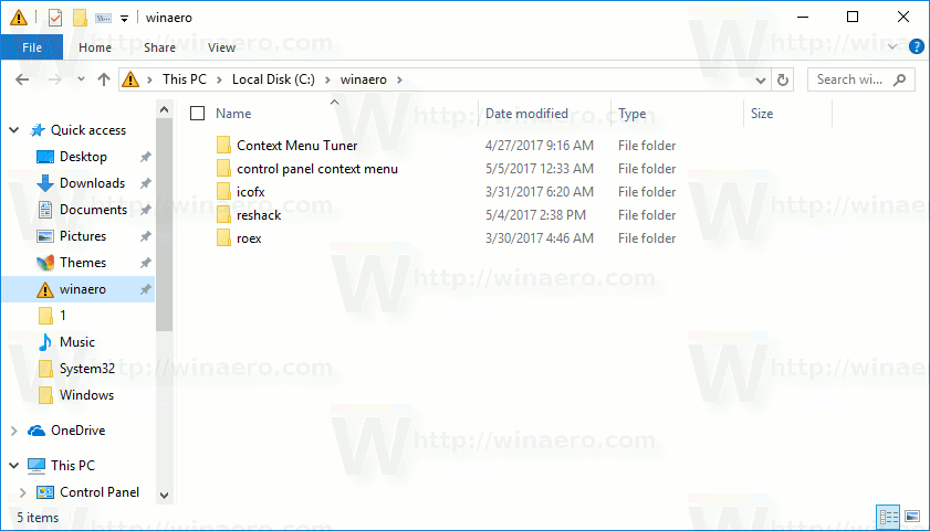 Change Pinned Folder Icon in Quick Access in Windows 10