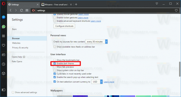 Opera 45: Reborn UI, Dark Theme and more