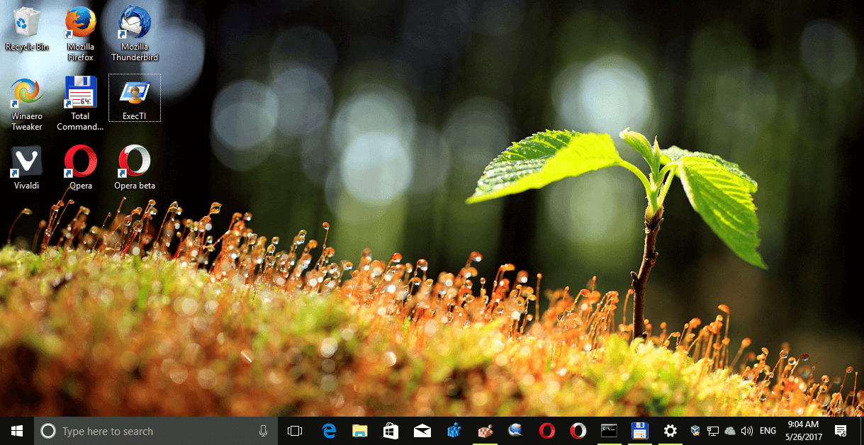 Download Saplings theme for Windows 10, 8 and 7