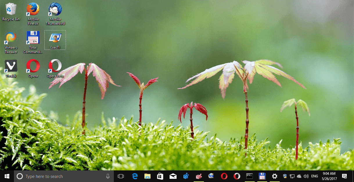 Download Saplings theme for Windows 10, 8 and 7