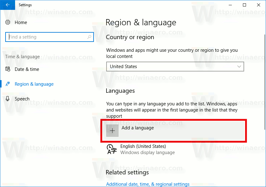 How To Add a Language in Windows 10