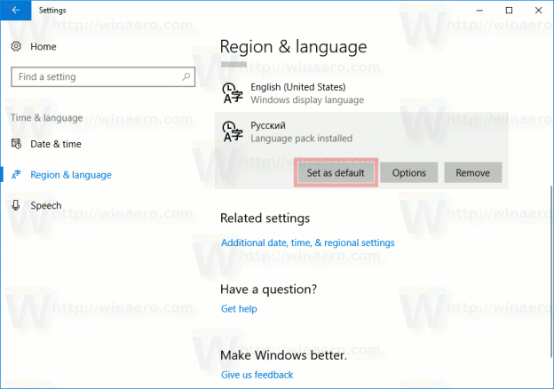 How To Change Display Language in Windows 10