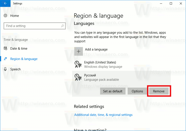 How To Change Display Language in Windows 10