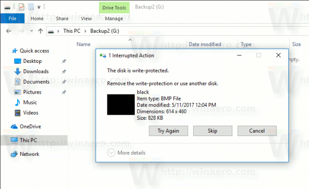 Make Disk Or Partition Readonly in Windows 10