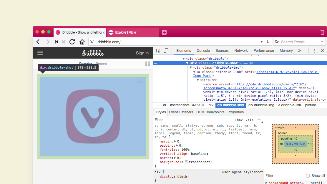 Vivaldi 1.10 - Sorting Downloads, Docked Dev Tools