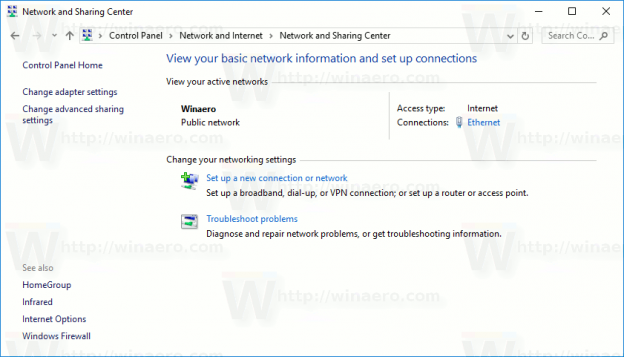 Change network location type with PowerShell in Windows 10