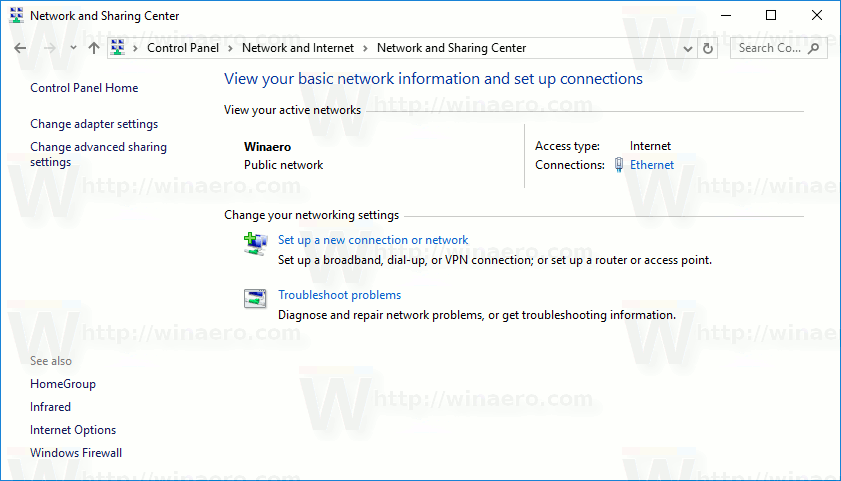 Change network location type with PowerShell in Windows 10