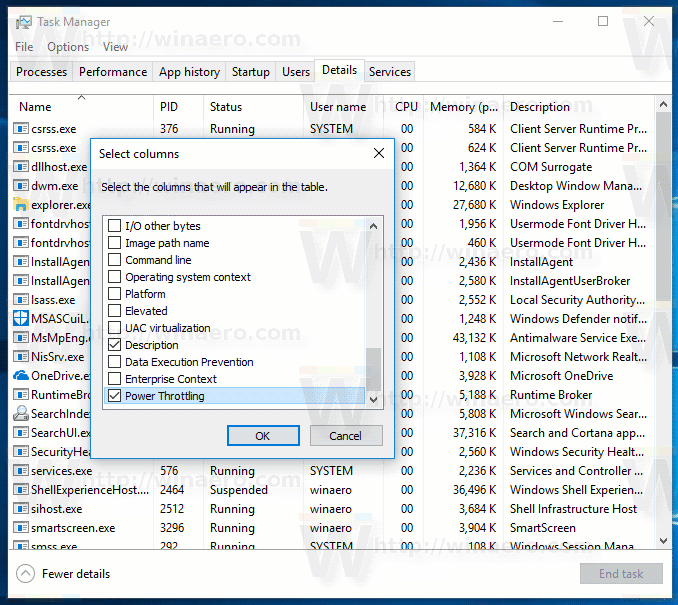 How to Find if Apps are Power Throttling in Windows 10
