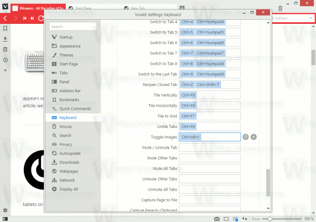 How to Toggle Image Visibility in Vivaldi