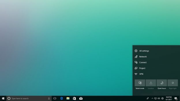 Working Control Center is spotted in Windows 10 Build 16212