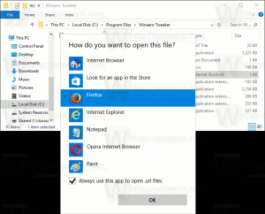 Add Open With to URL files in Windows 10