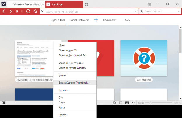 Replace Speed Dial Thumbnails with Custom Images in Vivaldi