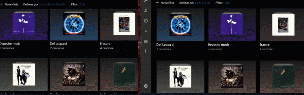 Groove Music updated with more Fluent Design elements