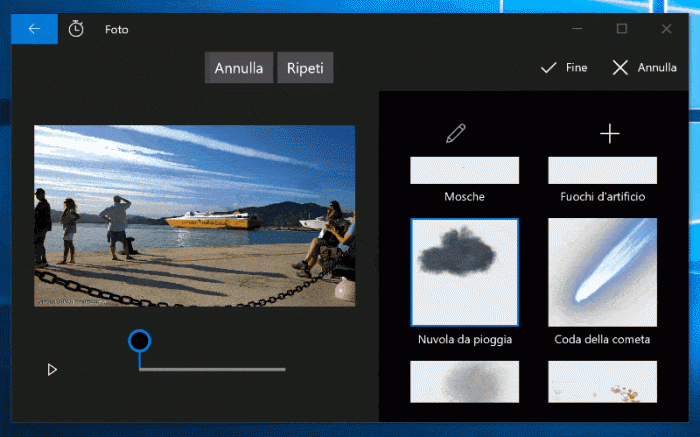 There are 57 new special effects of Story Remix in Windows 10