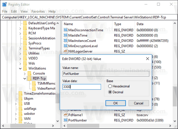 How To Change Rdp remote Desktop Port On Windows 10 The Default 