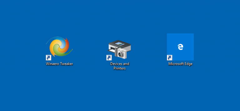 Create Devices and Printers Shortcut in Windows 10