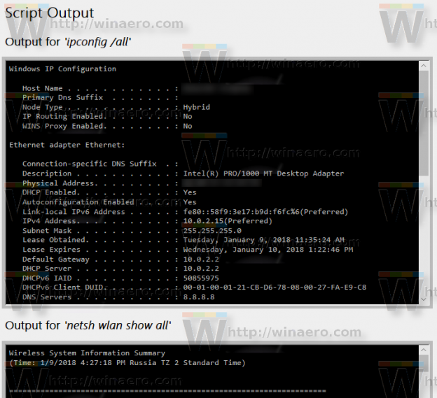 Create a Wi-Fi history report in Windows 10 (Wlan Report)