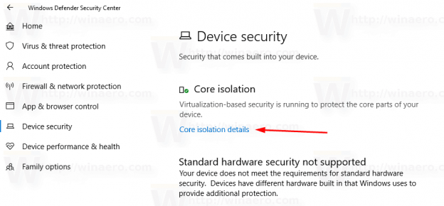 Enable Core Isolation Memory Integrity in Windows 10