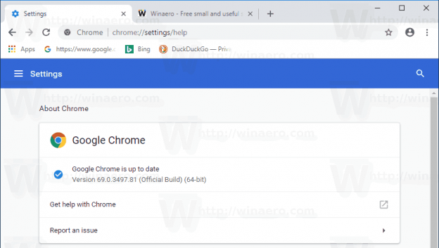 Google Chrome 69 is out