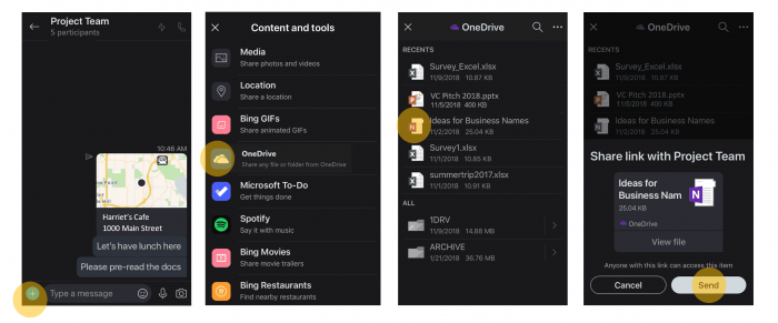 Skype Insider Preview 8.35.76.30: File Sharing Via OneDrive