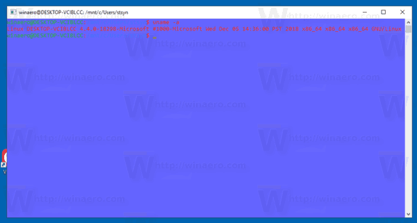Change Terminal Colors Of Console Window In Windows 10
