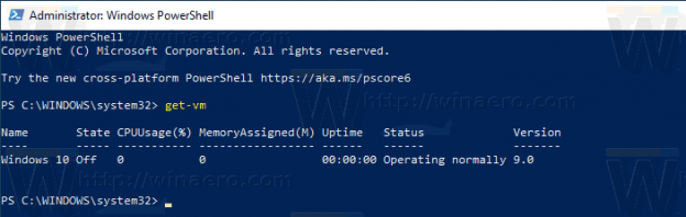 Move Hyper-V Virtual Machine in Windows 10