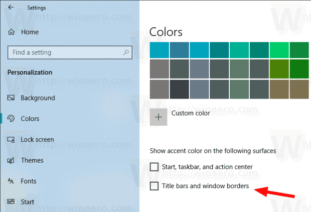 Enable Dark Title Bars with Custom Accent Color in Windows 10 Enable Dark Title Bars with Custom Accent Color in Windows 10