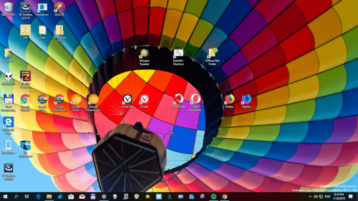 Hot Air Balloons theme for Windows 10, Windows 8 and Windows 7