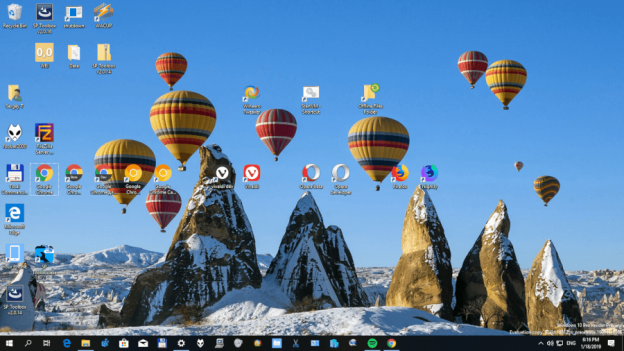 Hot Air Balloons theme for Windows 10, Windows 8 and Windows 7