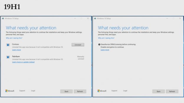 Setup Program Improvements in Windows 10 version 1903