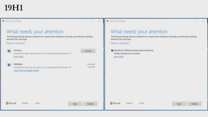 Setup Program Improvements in Windows 10 version 1903