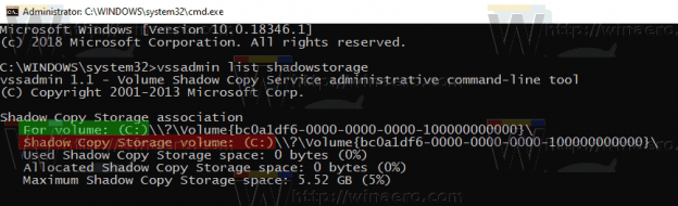 Change System Protection Storage Size in Windows 10
