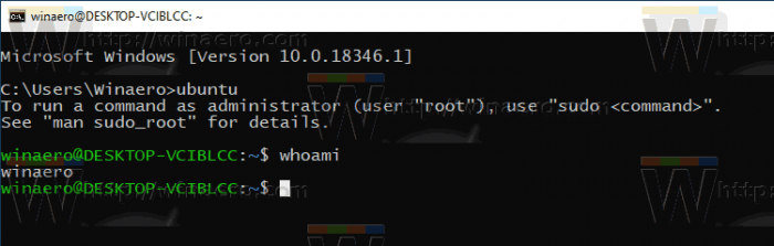 Change User Password in WSL Linux Distro in Windows 10