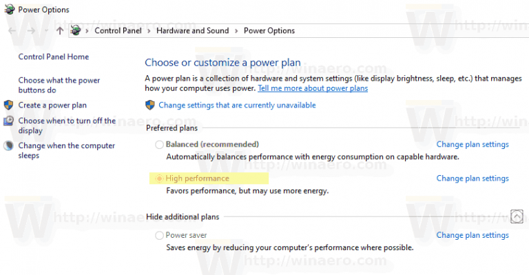 See Active Power Plan in Windows 10