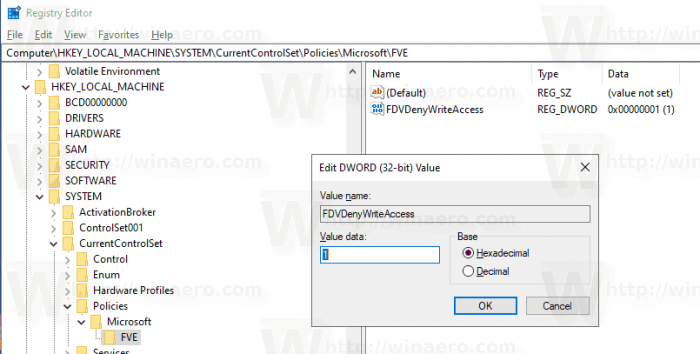 Deny Write To Fixed Drives Not Protected By Bitlocker