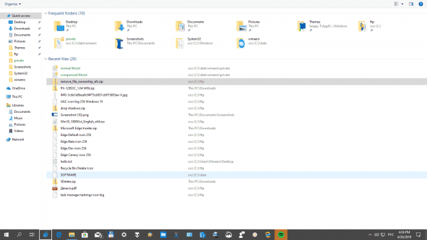 Access Taskbar in Full Screen Mode in Windows 10