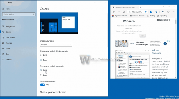 Microsoft Edge Chromium Now Follows System Dark Theme