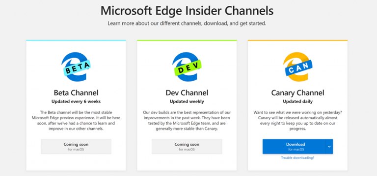 Microsoft Edge Chromium for ARM64 made its first appearance