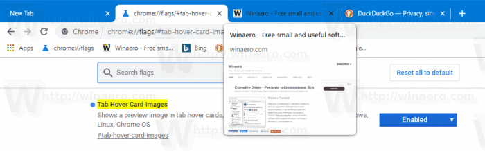 Google Chrome Features Tab Hover Cards, Extensions Menu