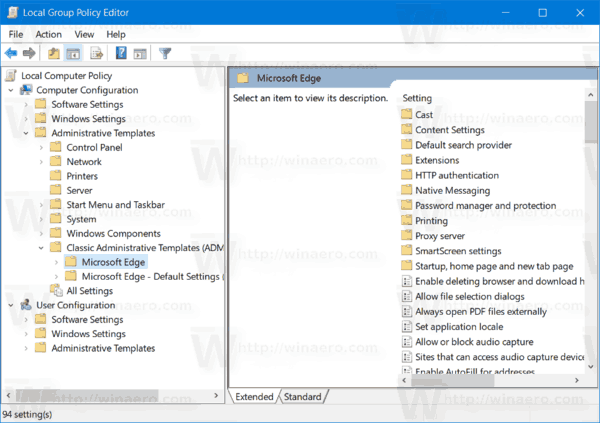 Group Policy Templates For Microsoft Edge Chromium