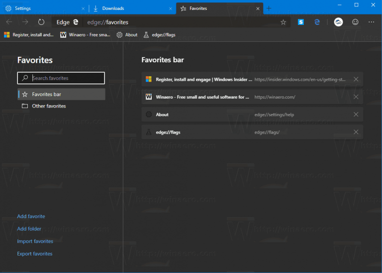 Microsoft Edge Chromium Canary Features Dark Mode Improvements