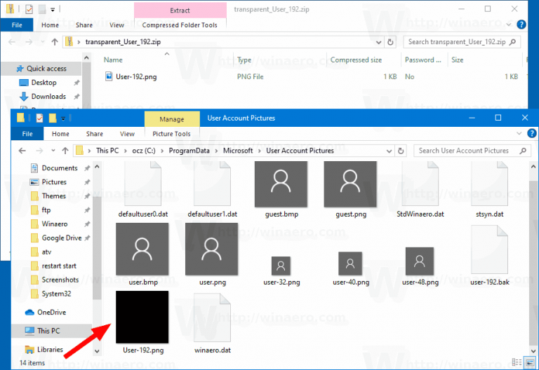Remove User Account Picture From Sign-in Screen in Windows 10