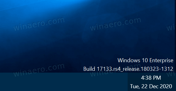 How To Show Windows 10 Version On Desktop
