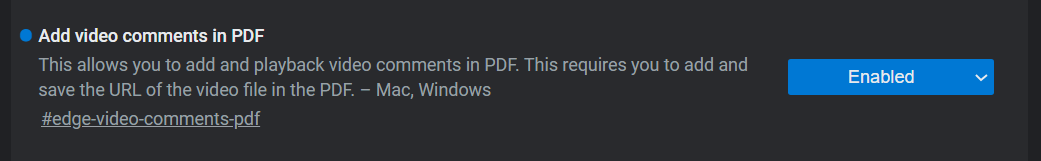 How To Enable And Add Video Comments In PDF Reader In Microsoft Edge