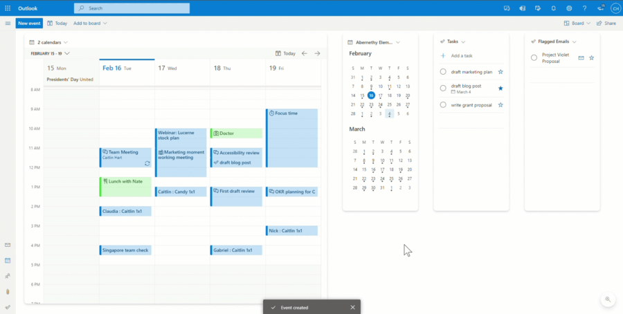 Calendar In Outlook For Web Receives New Customizable Layout