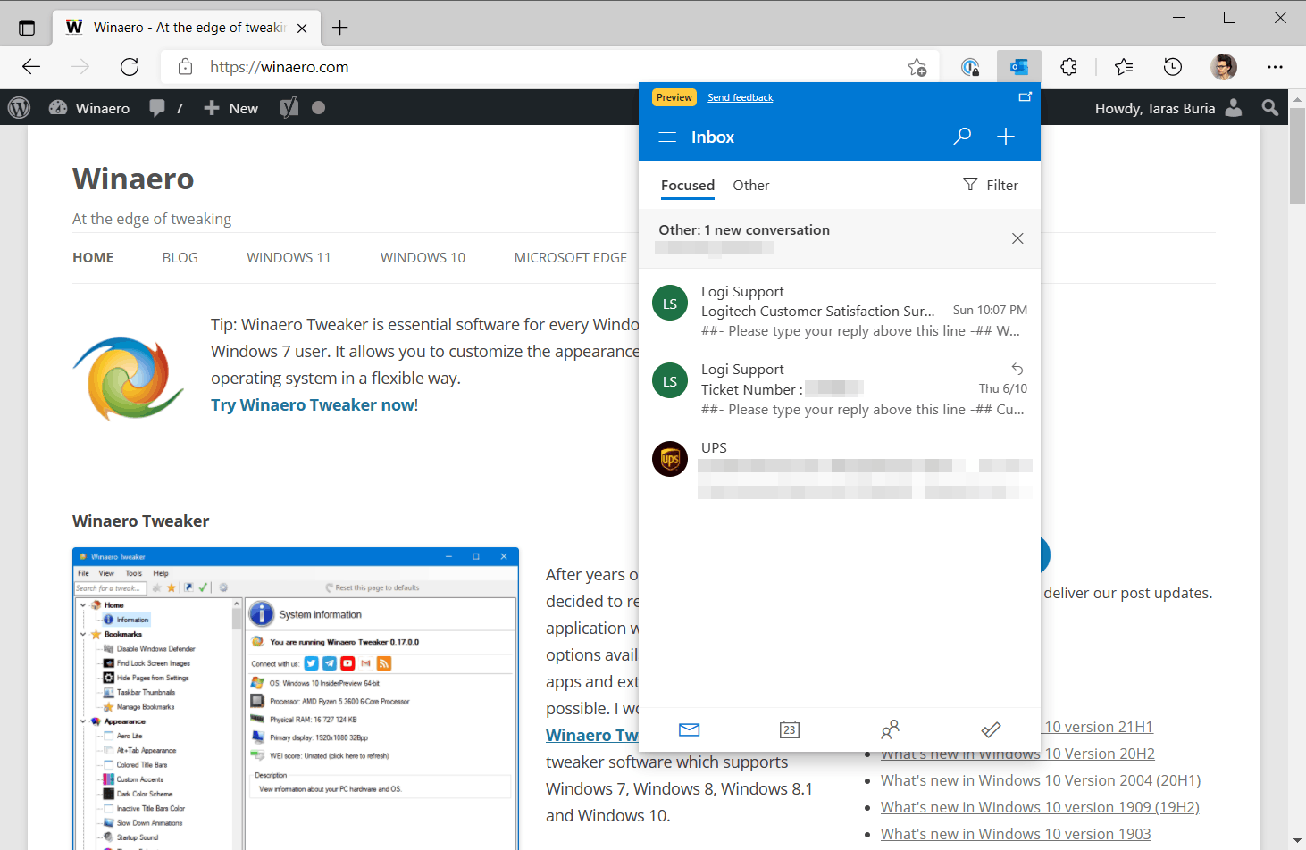 This New Official Edge Extension Allows Instantly Checking Your Outlook 