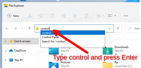 How To Open Control Panel In Windows 11