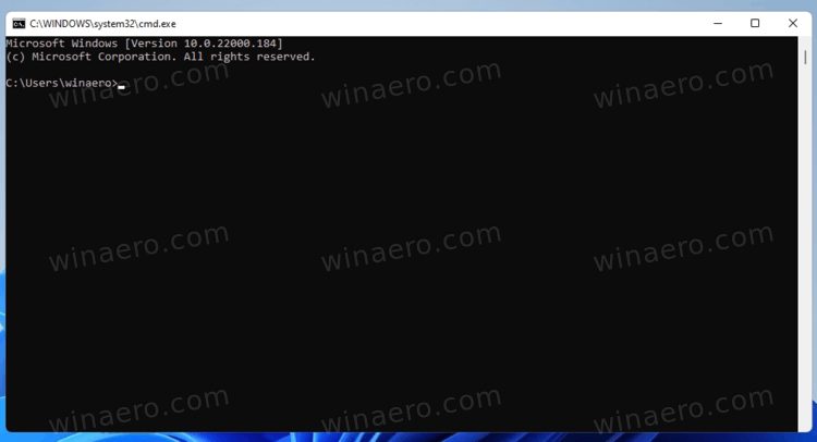 Windows 11 Open Command Prompt