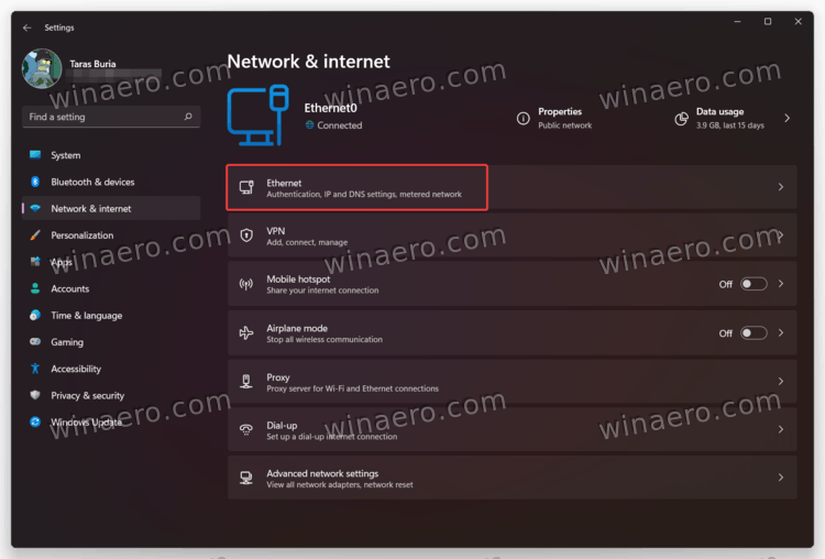 How To Set Data Limit For Wi Fi And Ethernet In Windows 11