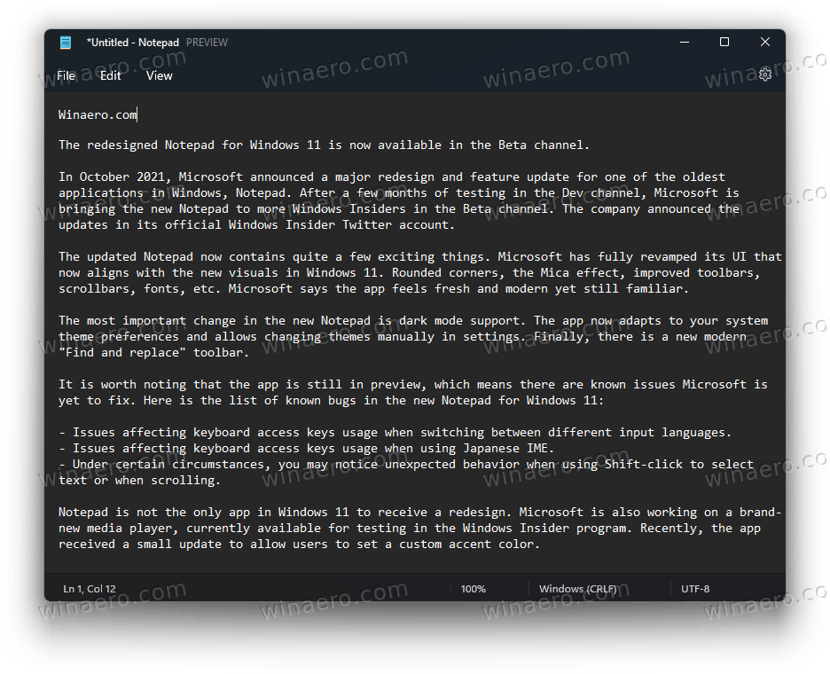 Here Are Windows 11 Notepad Improvements In Detail